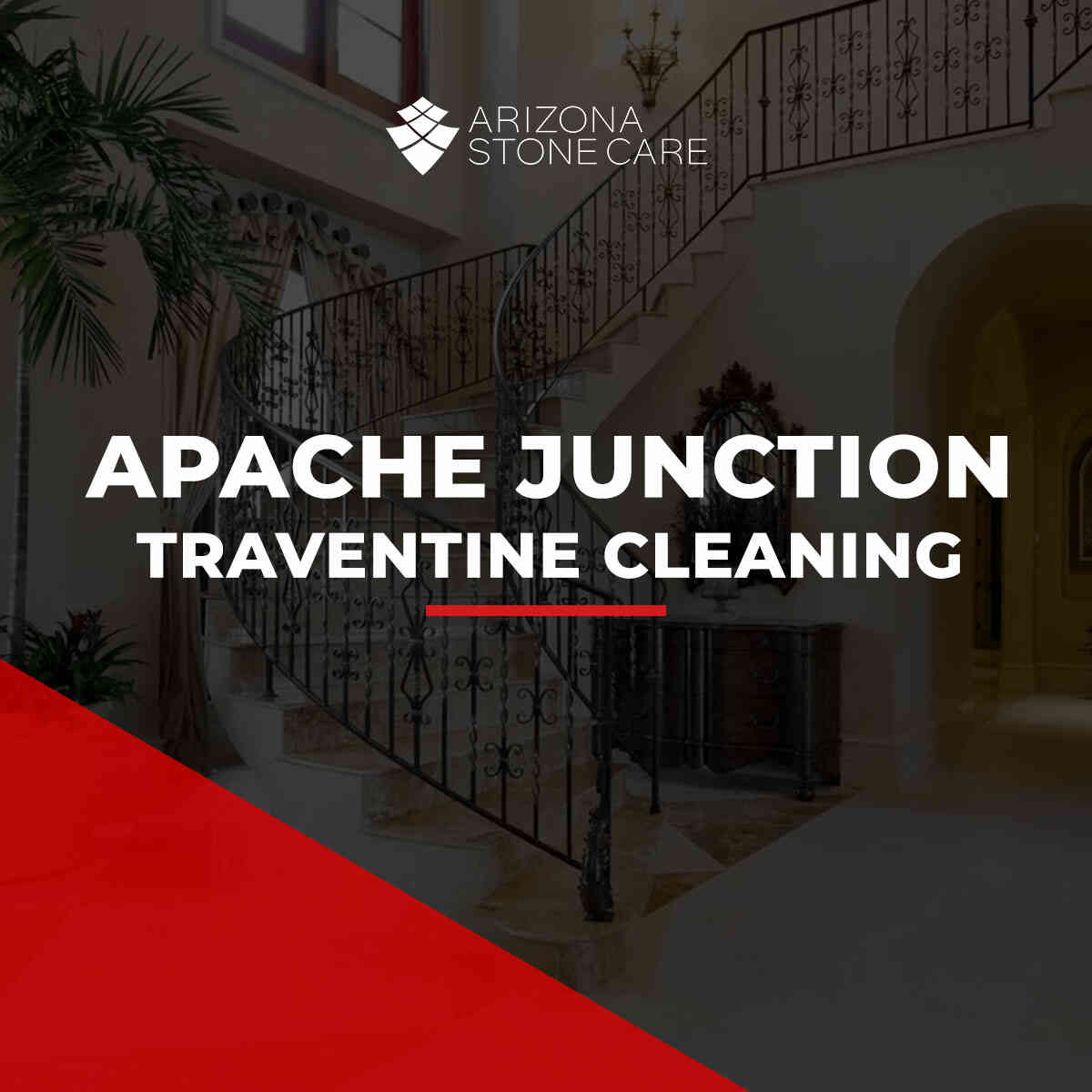 Apache Junction Travertine Tile Cleaning | Arizona Stone Care